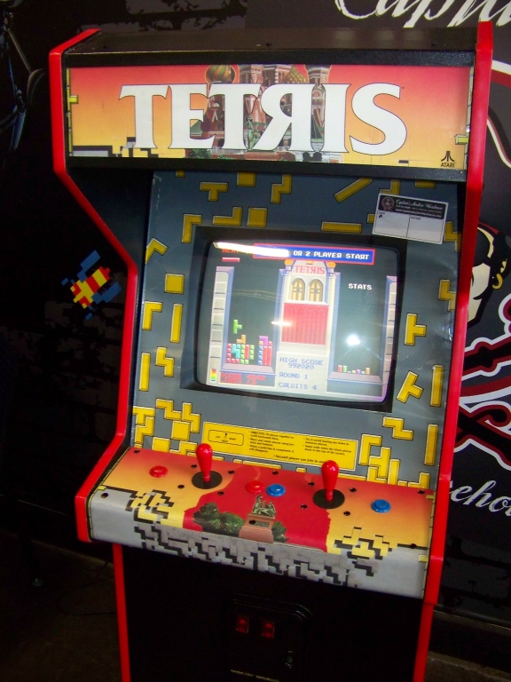 TETRIS CLASSIC ATARI ARCADE GAME 19" L@@K!! Item is in used condition ...