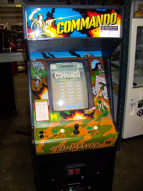 COMMANDO CLASSIC ARCADE GAME DATA EAST Item is in used condition ...