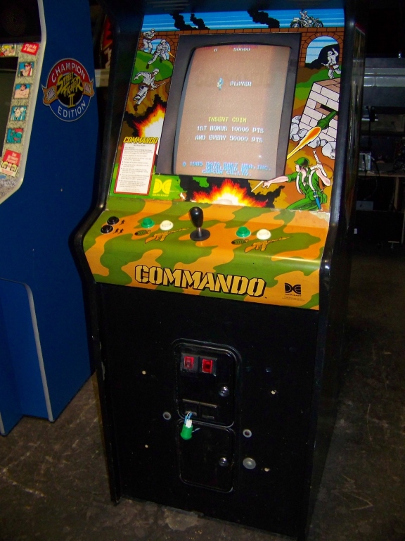 COMMANDO CLASSIC ARCADE GAME DATA EAST Item is in used condition ...