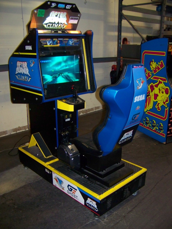 AFTERBURNER CLIMAX JET FIGHTER ARCADE GAME LCD Item is in used ...