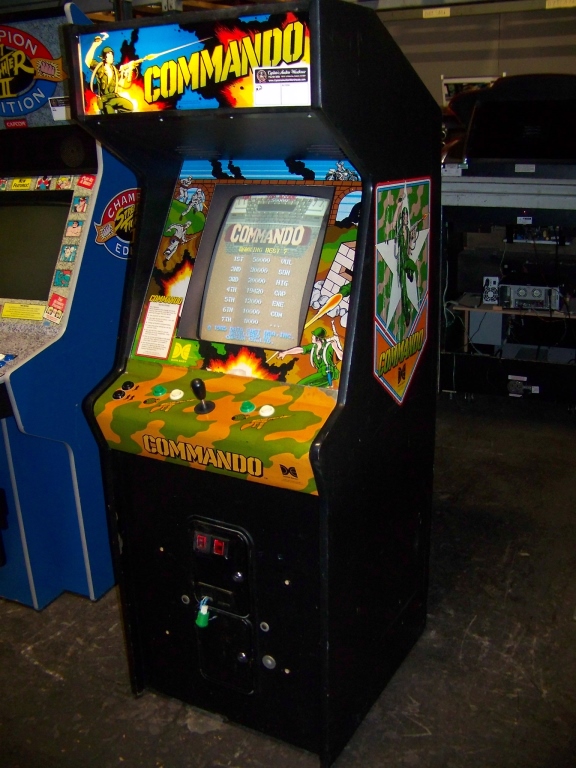 COMMANDO CLASSIC ARCADE GAME DATA EAST Item is in used condition ...