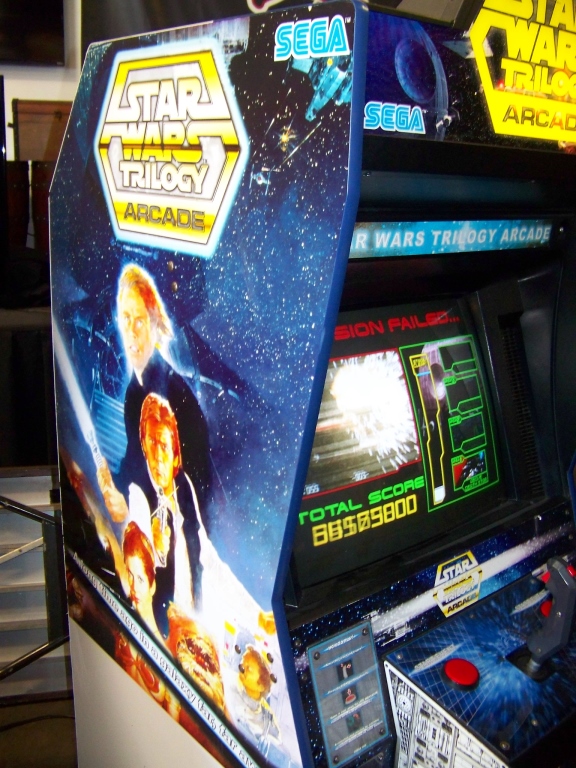 STAR WARS TRILOGY UPRIGHT ARCADE GAME SEGA Item is in used condition ...