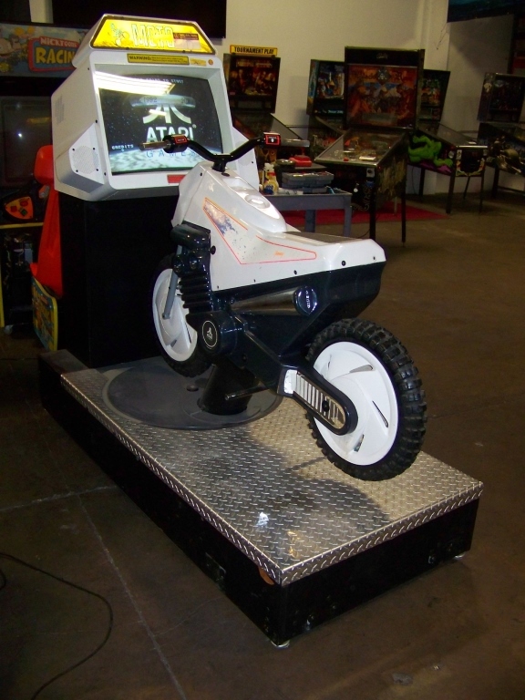 MOTO FRENZY ATARI ARCADE GAME Item is in used condition. Evidence of ...