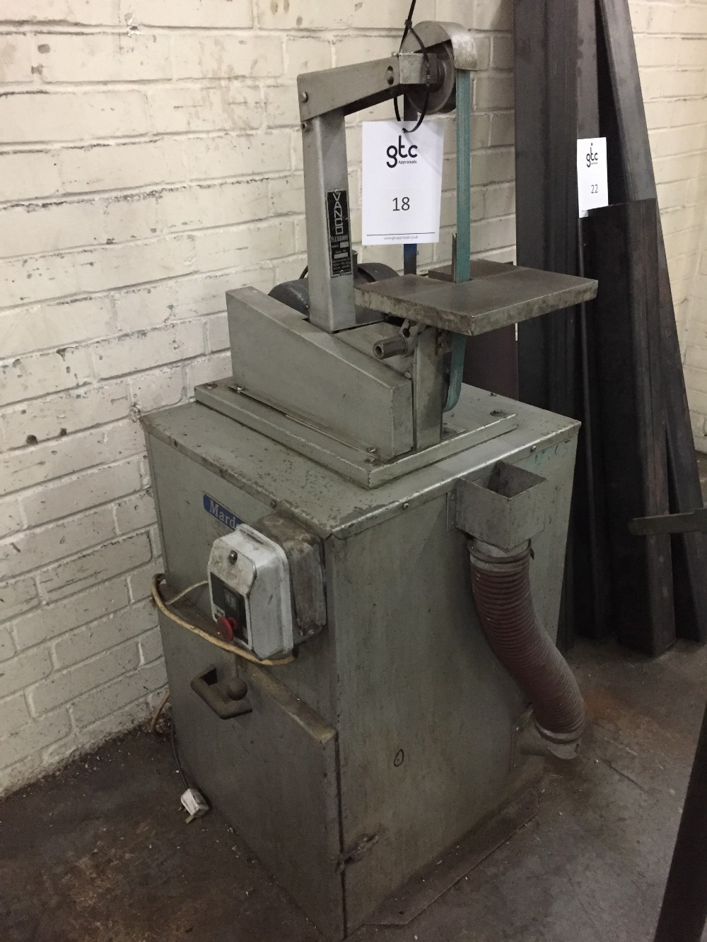 Vanco Flexiband Vertical Belt Linisher, Machine Number: 1, Serial ...
