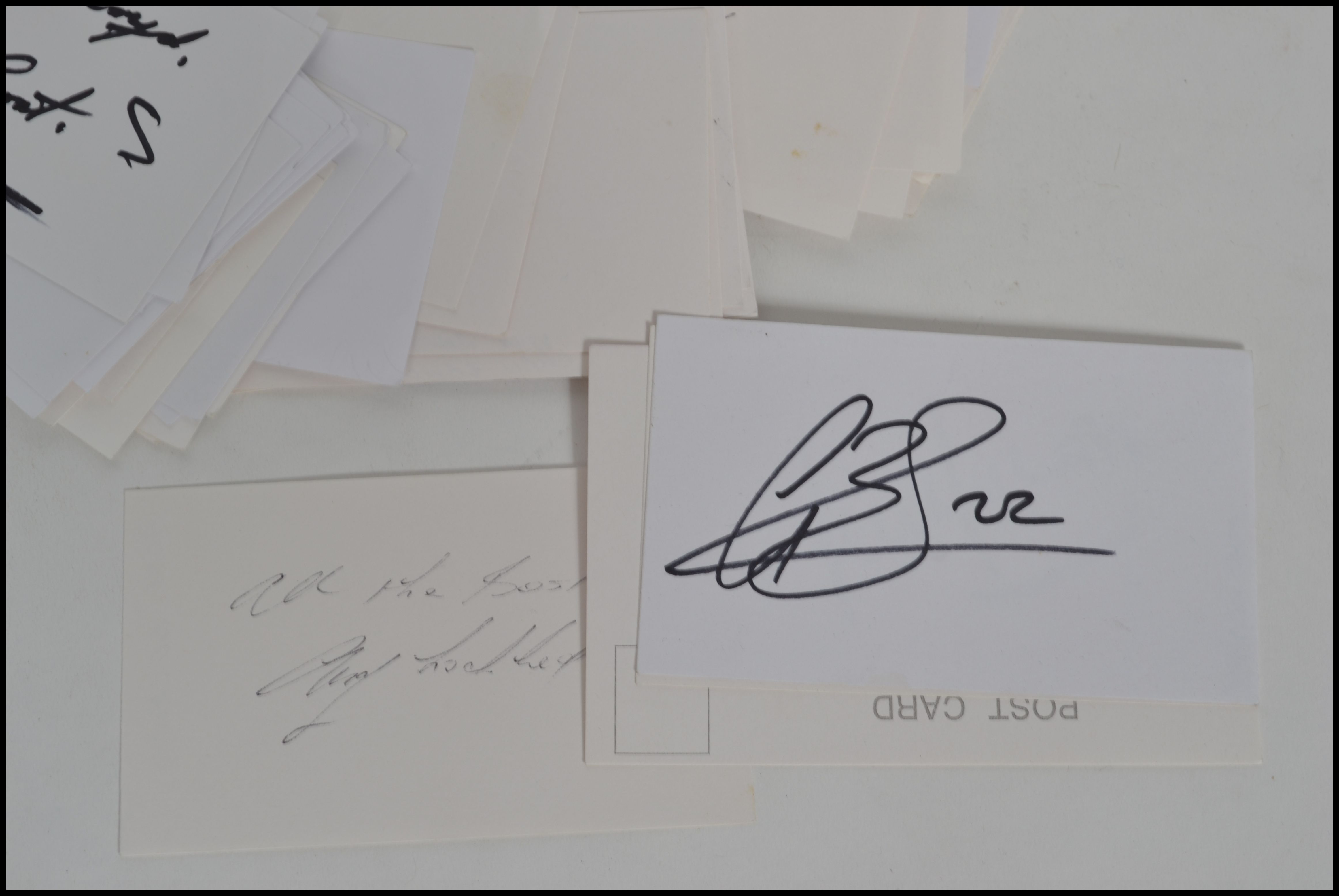 Autographs; a large and extensive collection of Premiership Football ...