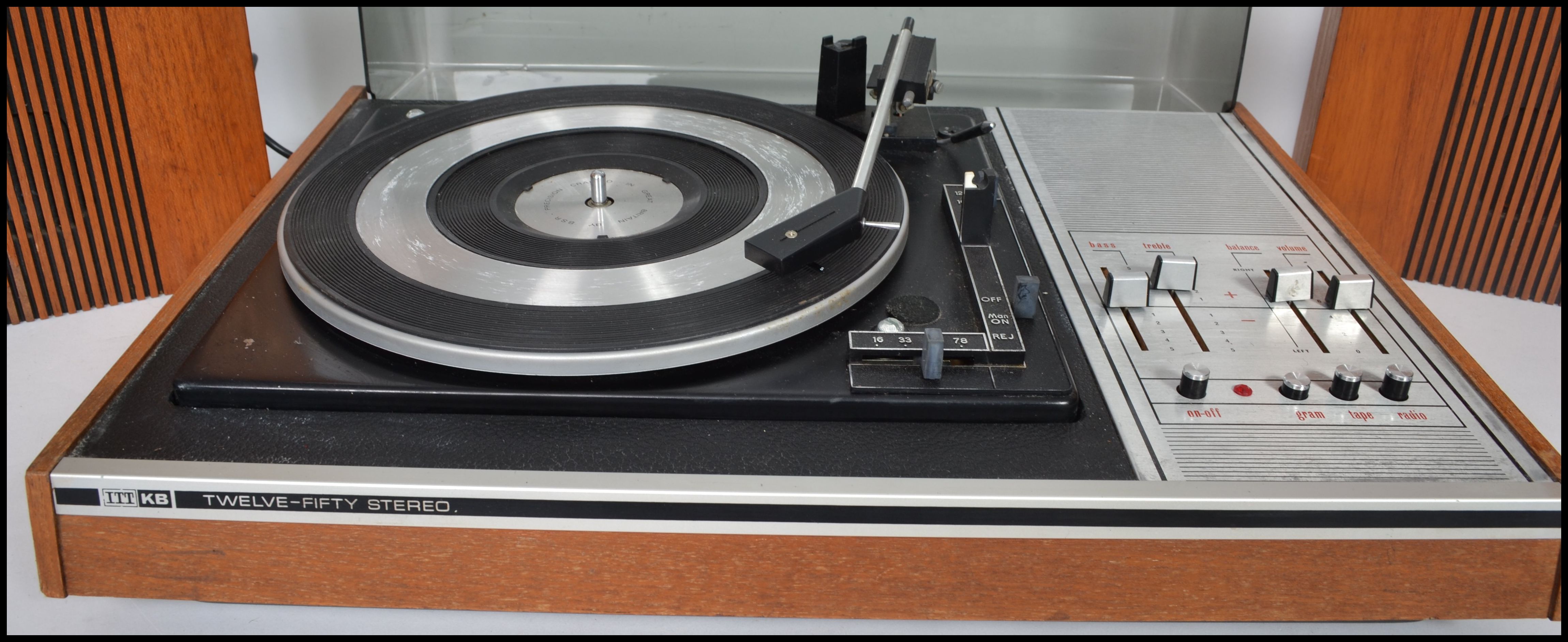 A stunning vintage retro ITT KB twelve fifty stereo Record Player with ...